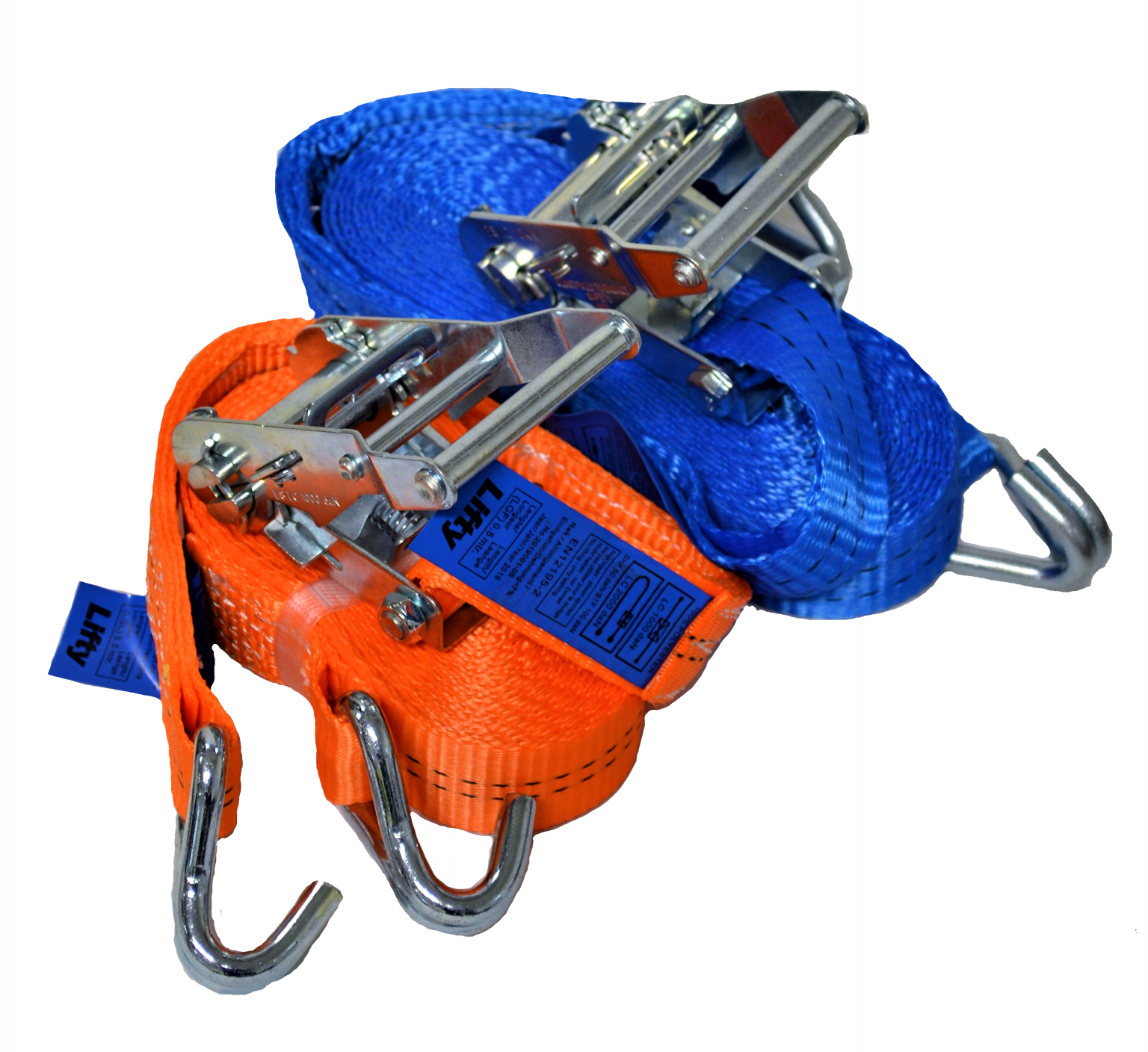 Sjorband 35mm met ratel lc1000-2000daN - Touw & Pack