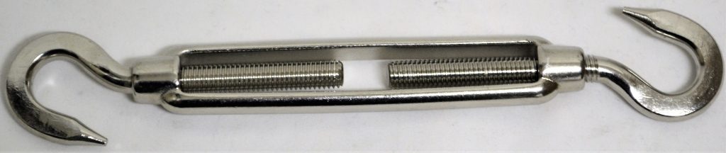 Spanschroef RVS Haak / Haak - Touw & Pack spannen